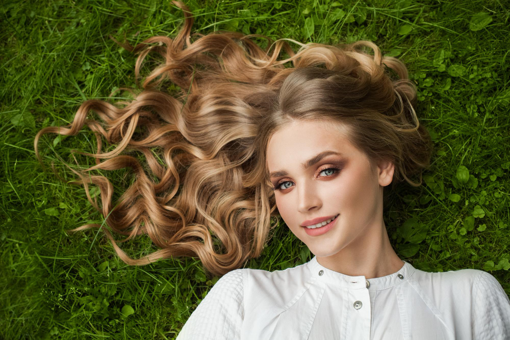 Idei de coafuri: coc lejer din bucle pentru un look natural